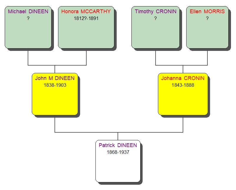 Patrick Dineen (1868-1937) & Julia Murray (c.1871-1937)
